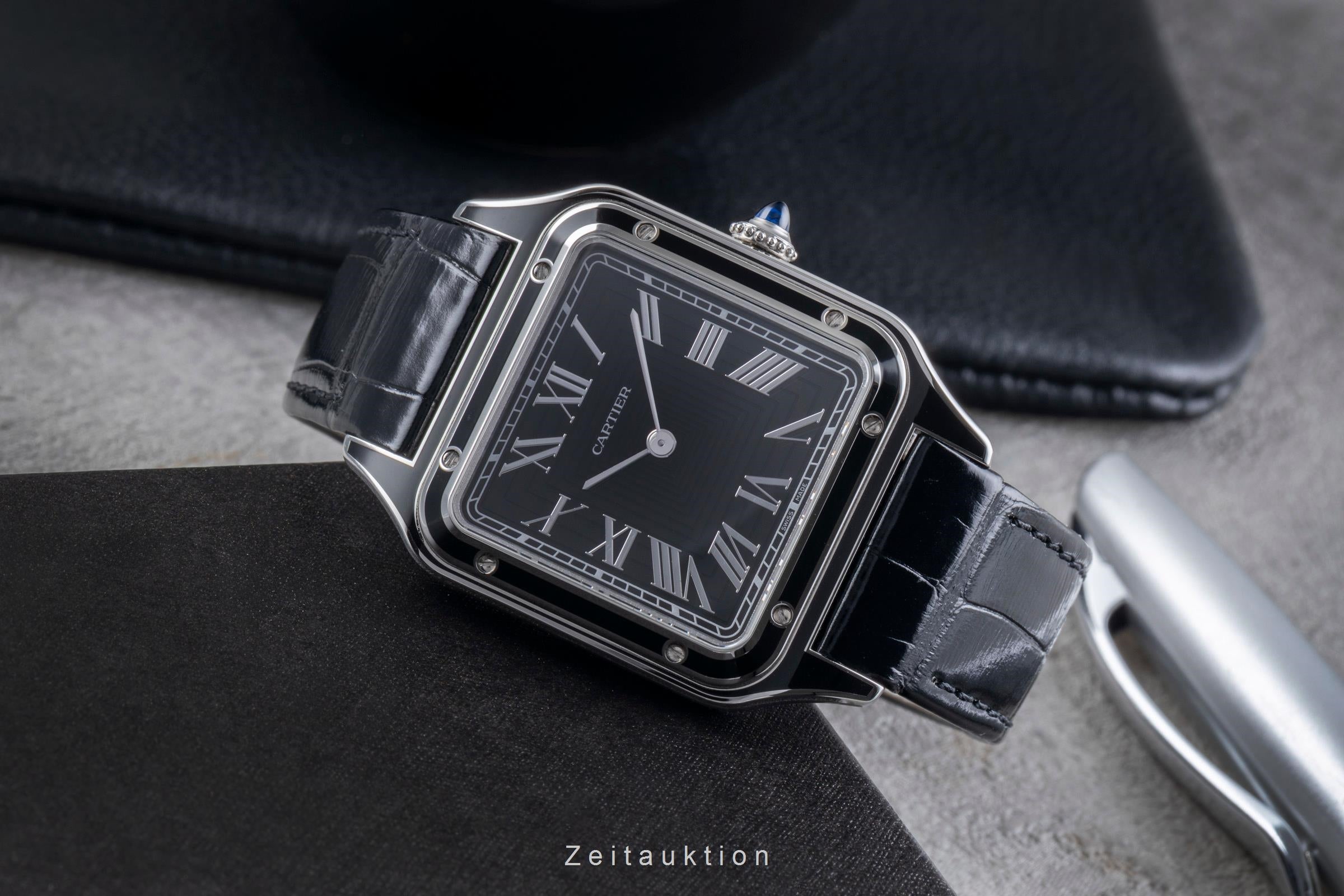 Cartier Santos Dumont Stahl Handaufzug Kal. 430 MC Ref. WSSA0046 | 2506349