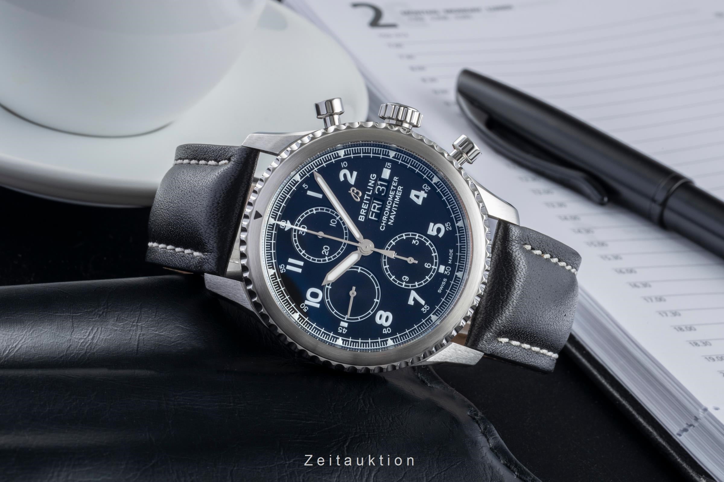 Breitling Navitimer chronograph steel automatic Kal. B13 Ref. A13314 ...