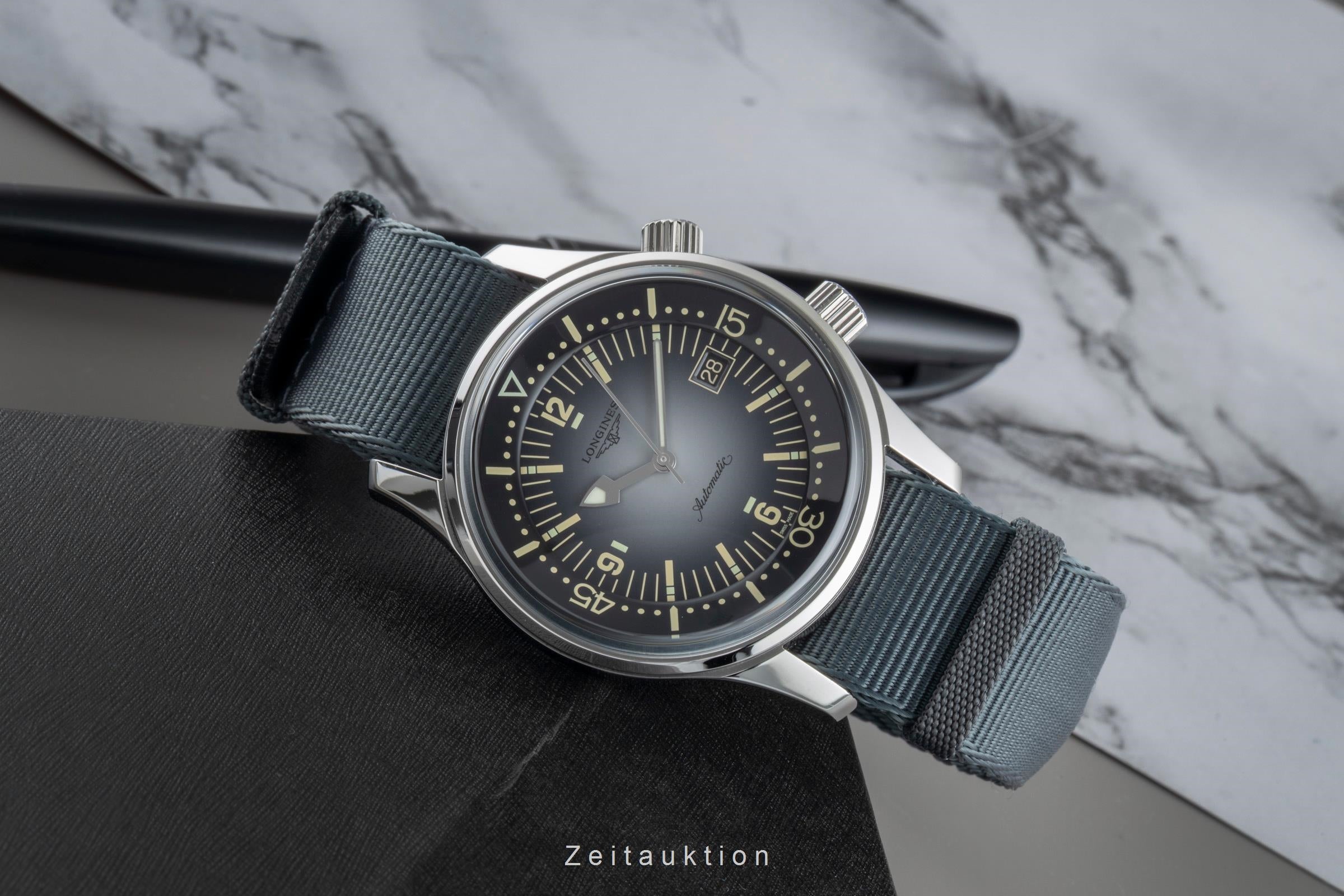 Longines Legend Diver steel automatic Kal. L888.5 Ref. L3.774.4.70.2 ...