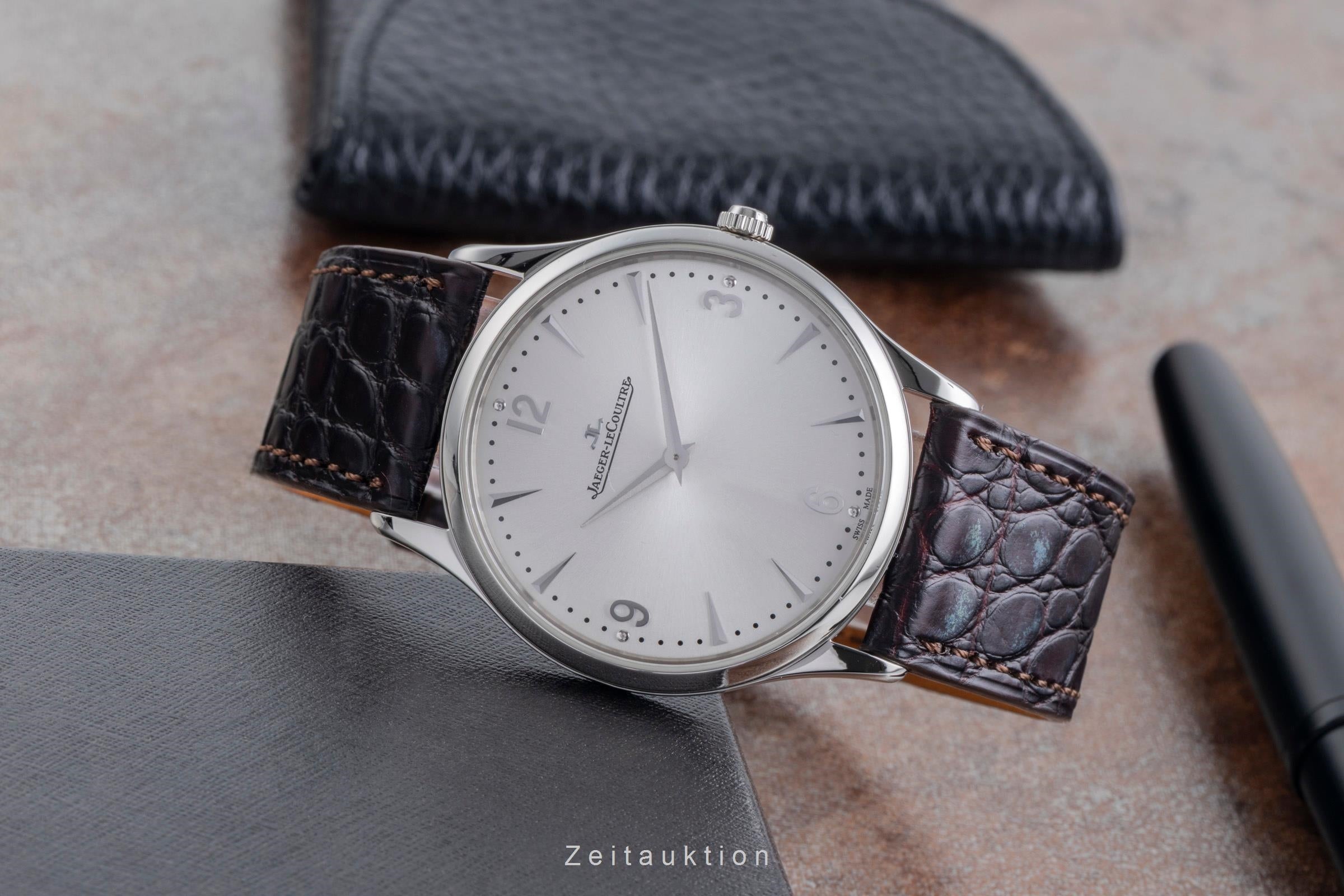 Jaeger LeCoultre Master Ultra Thin 38 steel manual winding Kal. 849 Ref ...