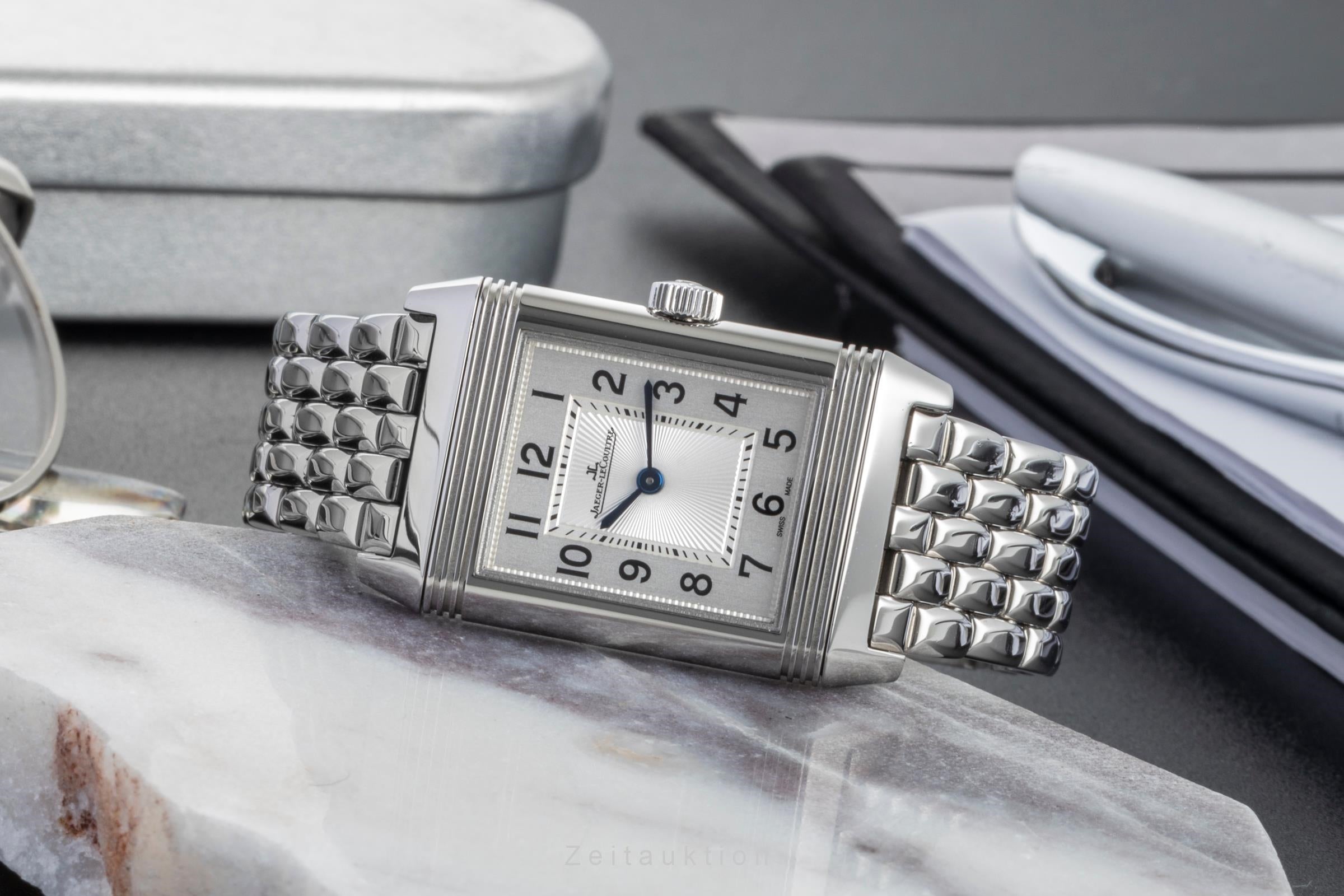 Jaeger LeCoultre Reverso steel quartz Kal. 657 Ref. Q2618130 ,211.8.47 ...